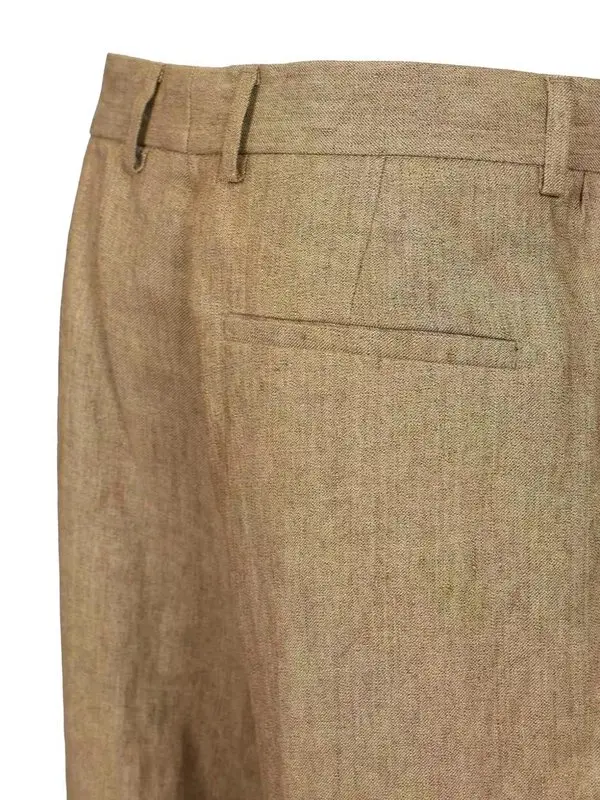 Emporio Armani Straight Leg Belt-loop Trousers