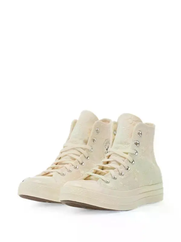 CONVERSE Chuck 70 Floral Embroidered High Top Sneakers