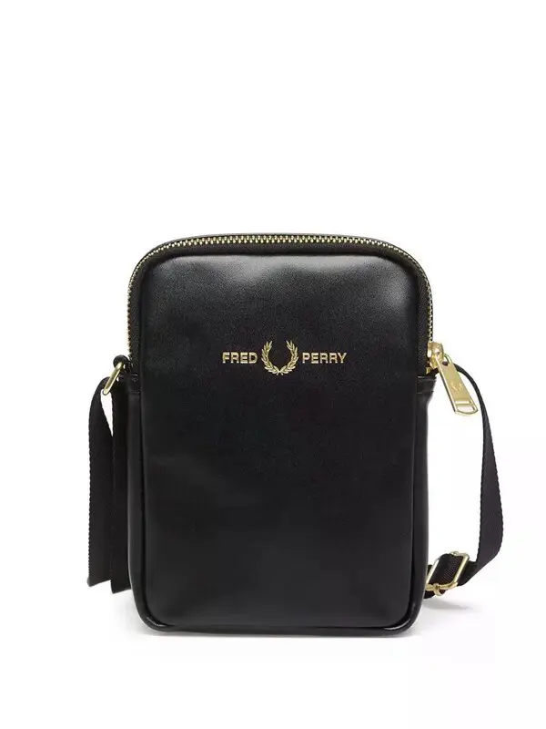 Fred Perry Laurel Wreath Leather Side Bag