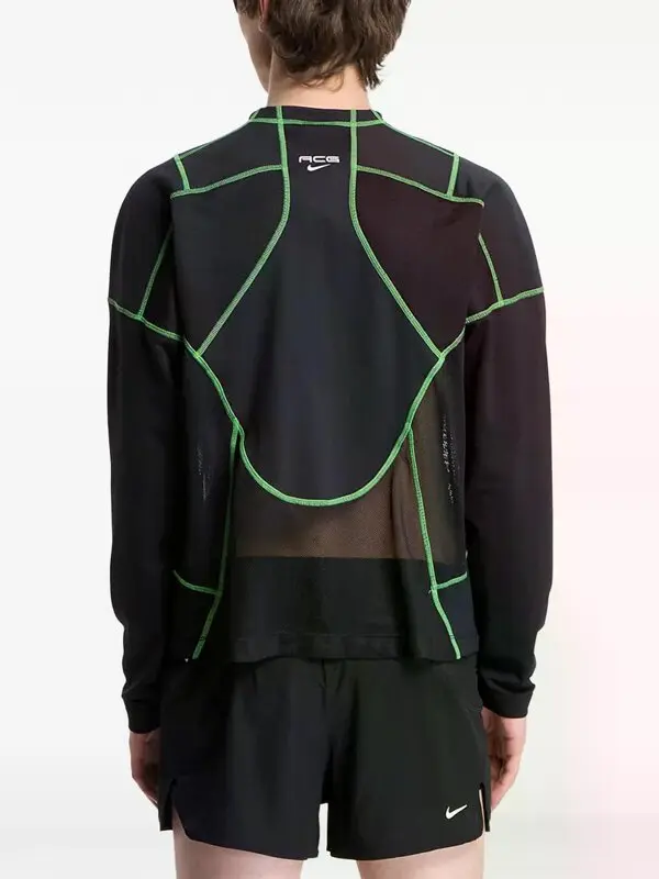 Nike Vault Contrast-stitched Long Sleeve Top