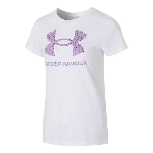 Under Armour Sportstyle Graphic T-shirt - White/purple