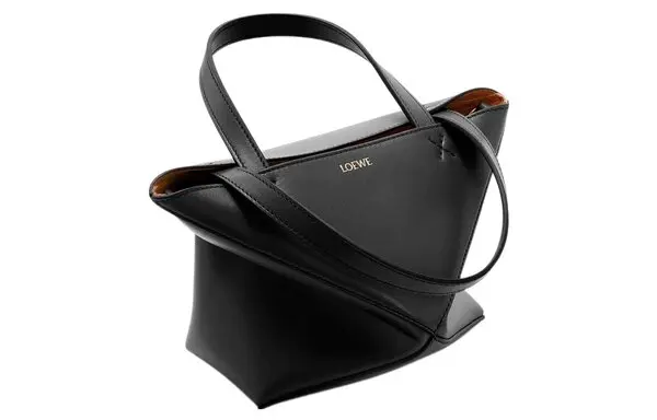 Loewe Mini Puzzle Fold Tote - Black