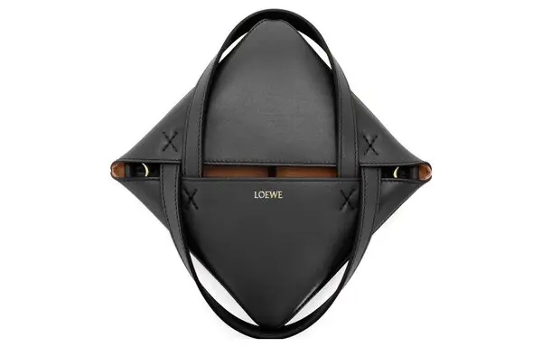 Loewe Mini Puzzle Fold Tote - Black