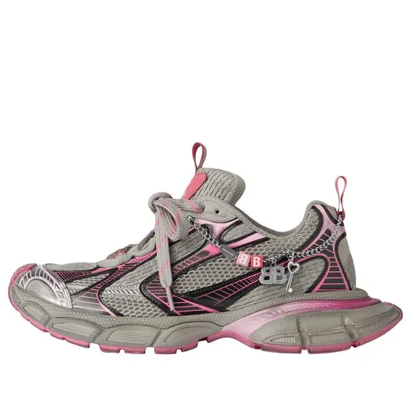 Balenciaga 3xl Gradient Sneaker With Charms - Grey/pink