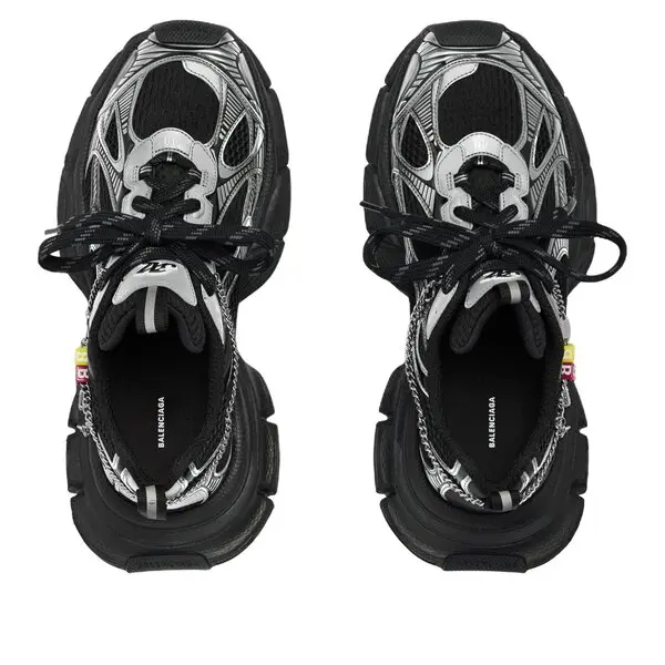 Balenciaga 3xl Sneaker With Charms - Black/silver