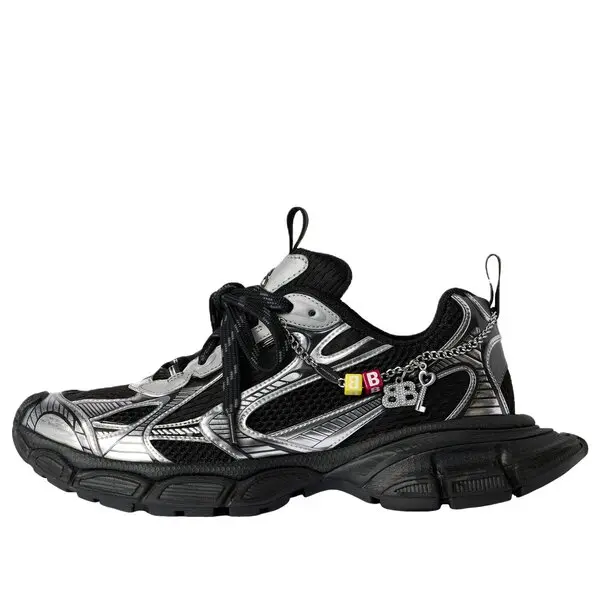 Balenciaga 3xl Sneaker With Charms - Black/silver
