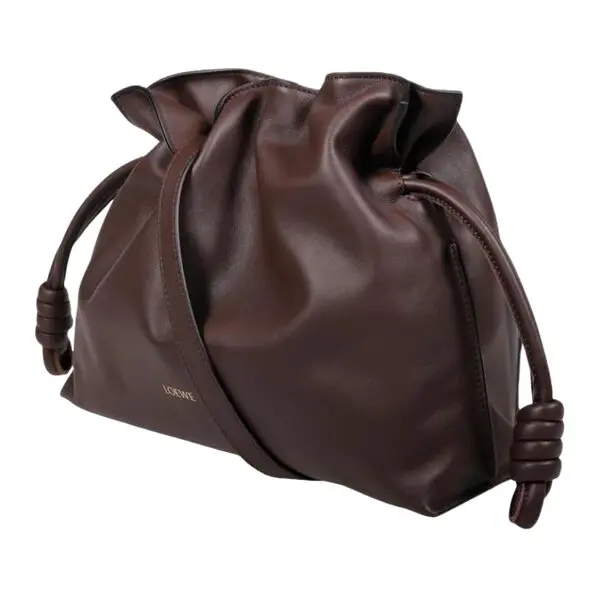 Loewe Medium Flamenco Clutch - Chocolate