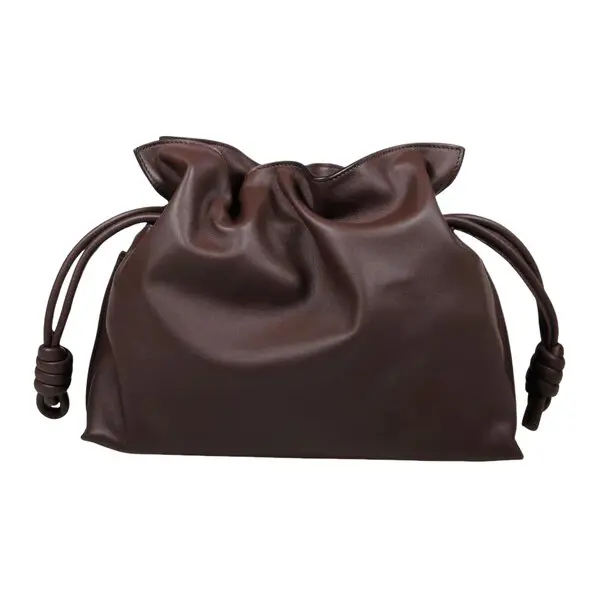 Loewe Medium Flamenco Clutch - Chocolate
