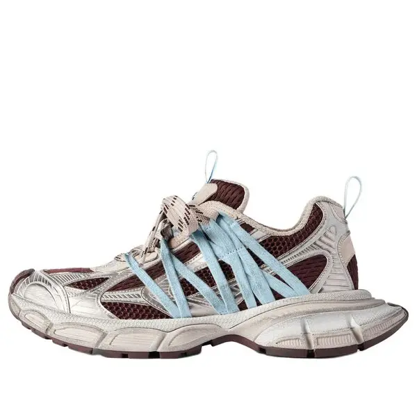 Balenciaga 3xl Interlace Sneakers - Brown/beige/blue