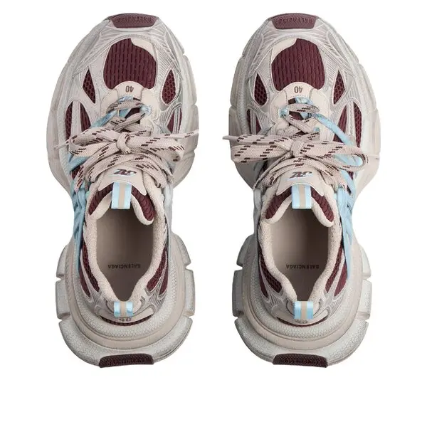 Balenciaga 3xl Interlace Sneakers - Brown/beige/blue