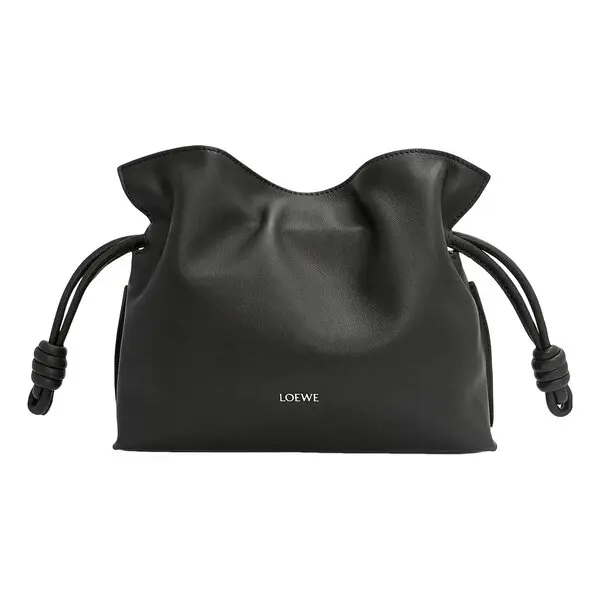 Loewe Mini Flamenco Clutch In Nappa Calf - Black