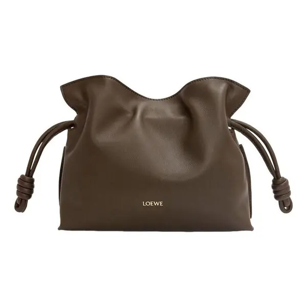 Loewe Mini Flamenco Clutch - Chocolate