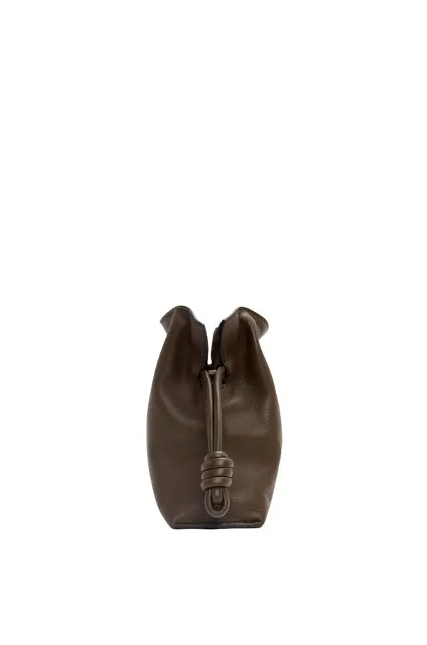 Loewe Mini Flamenco Clutch - Chocolate