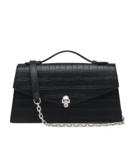Alexander McQueen Skull Top Handle - Black