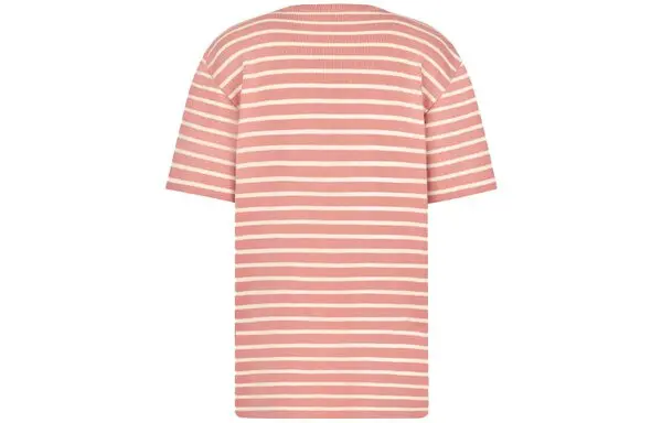 Dior Ss21 Stripe Letter Pattern Round Collar Male