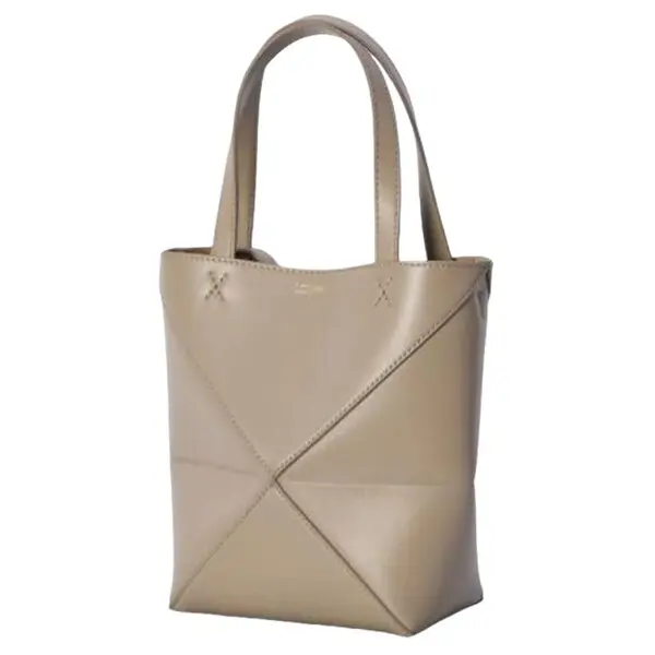 Loewe Mini Puzzle Fold Tote - Sand
