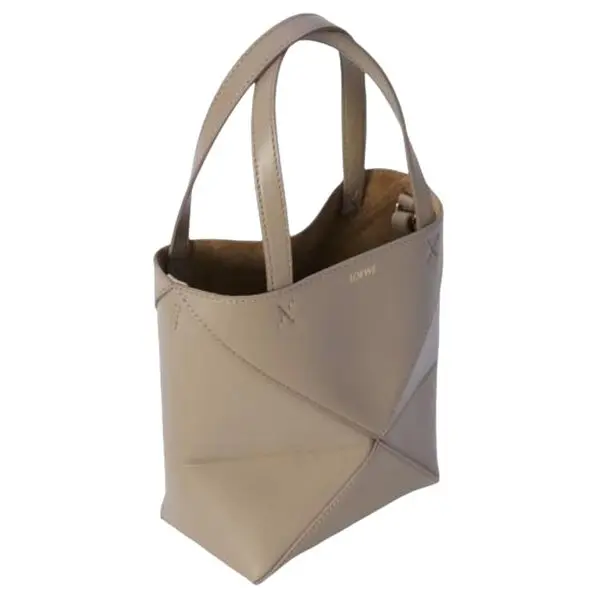 Loewe Mini Puzzle Fold Tote - Sand