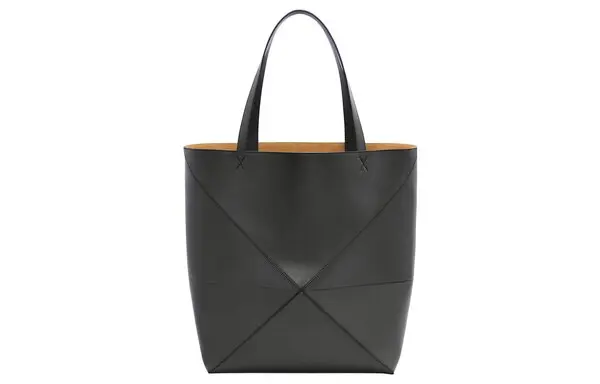 Loewe Xl Puzzle Fold Tote - Black