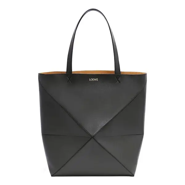 Loewe Xl Puzzle Fold Tote - Black