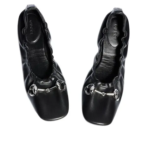 Gucci Prima Ballet Flat - Black