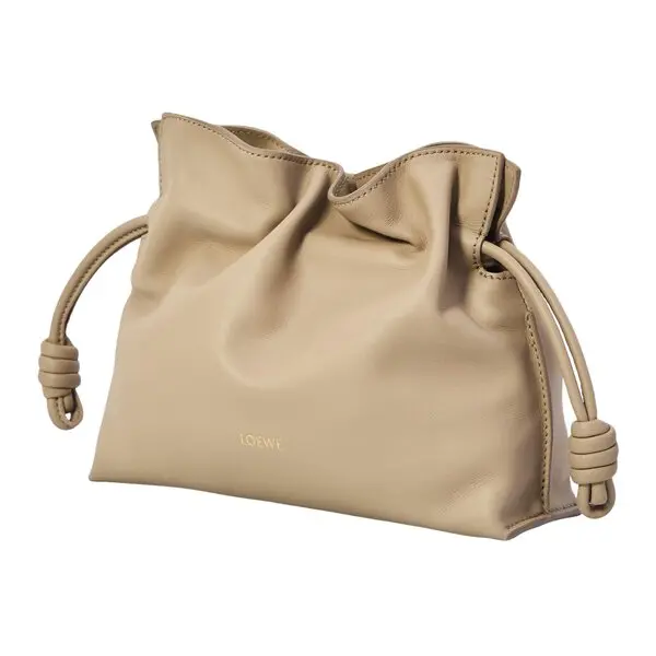 Loewe Mini Flamenco Clutch - Sand