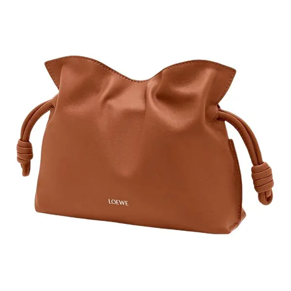 Loewe Mini Flamenco Clutch - Squirrel
