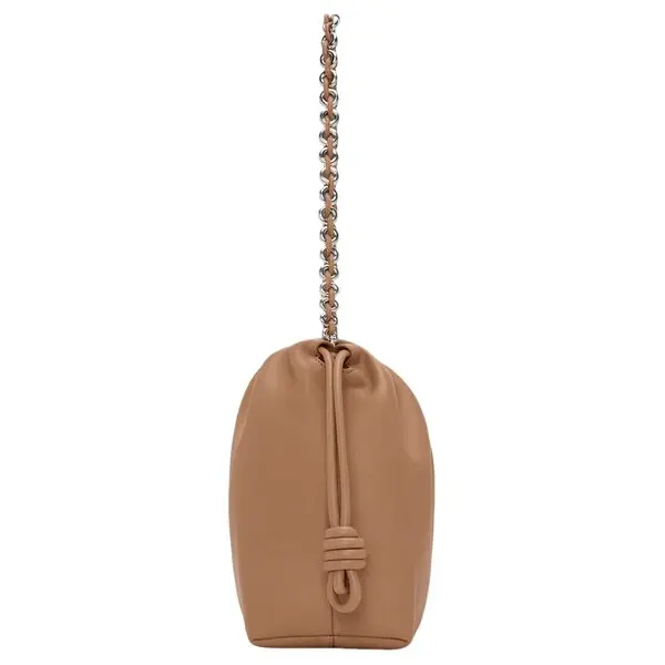 Loewe Medium Flamenco Bag In Nappa Lambskin - Mocha