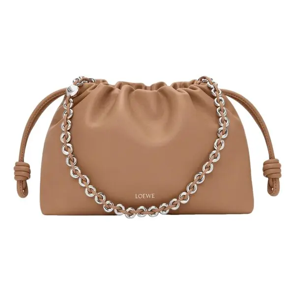Loewe Medium Flamenco Bag - Mocha