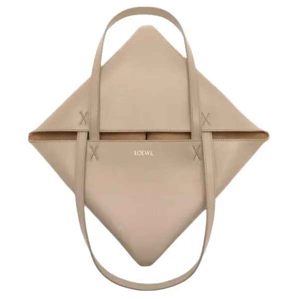 Loewe Medium Puzzle Fold Tote - Sand