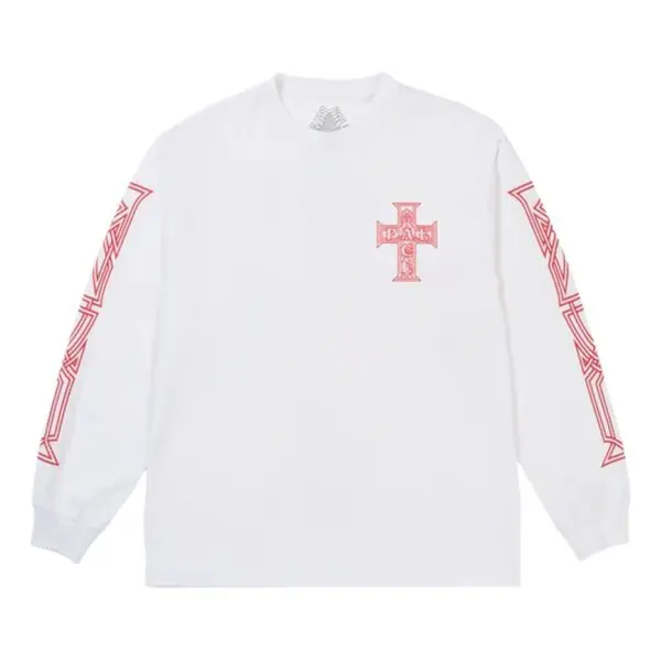PALACE Y So Cross Long-sleeve T-shirt - White