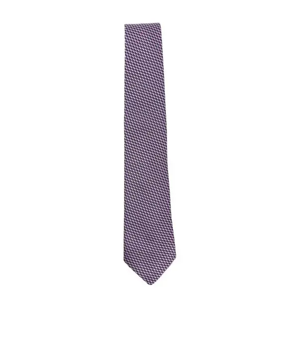 Canali Pointed Tie - Purple