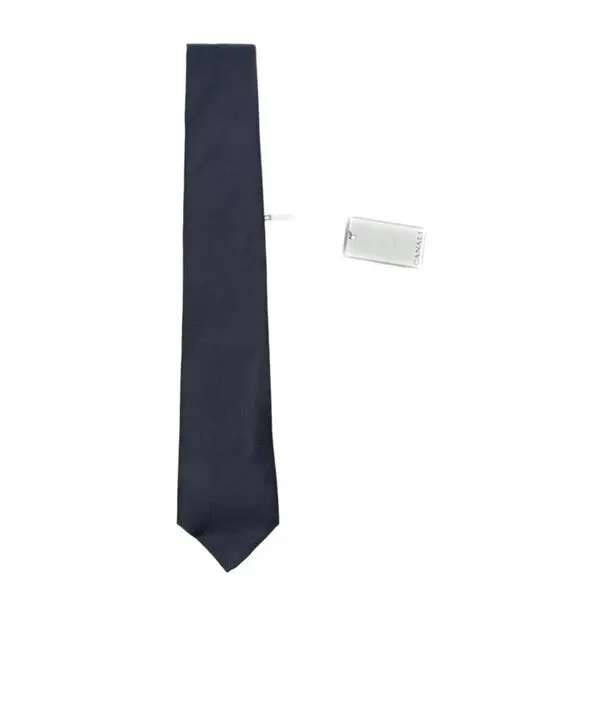 Canali Pointed Tie - Black
