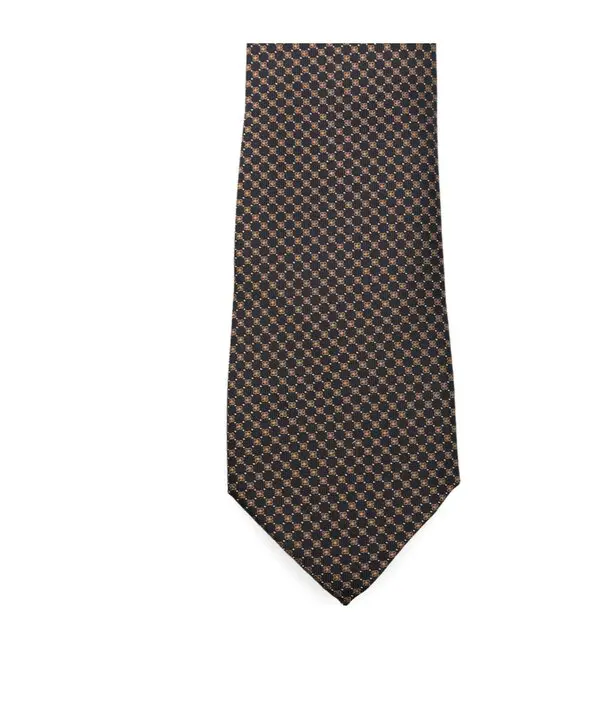 Canali Geometric Pattern Neck Tie