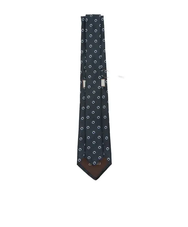 Canali Pointed Neck Tie - Black