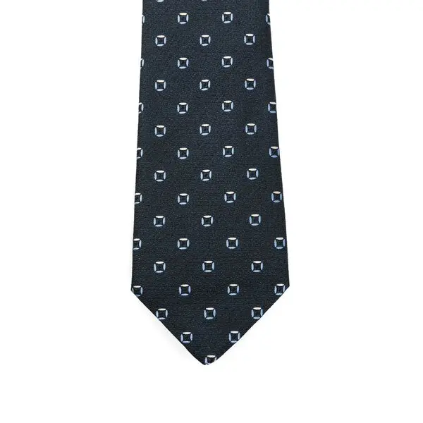 Canali Pointed Neck Tie - Black