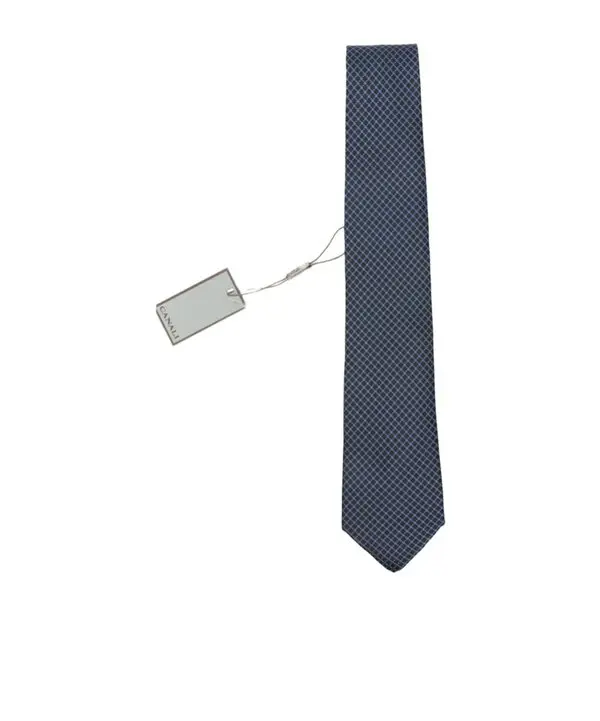 Canali Pointed Tie - Blue