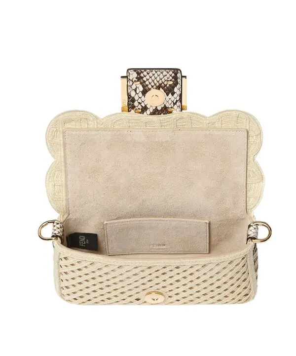 Fendi Baguette Shoulder Bag - Beige
