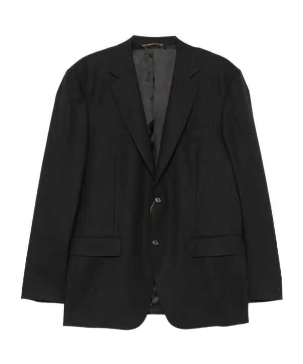 Canali Long-sleeve Blazer - Black