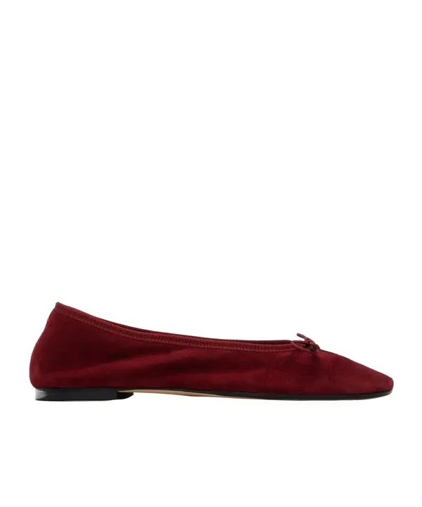 AeydĒ Tiby Ballet Flats - Scarlet