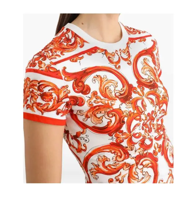 Dolce & Gabbana Majolica Print T-shirt