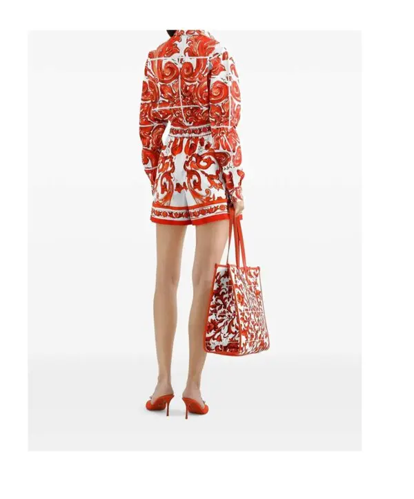Dolce & Gabbana Printed Drawstring Shorts