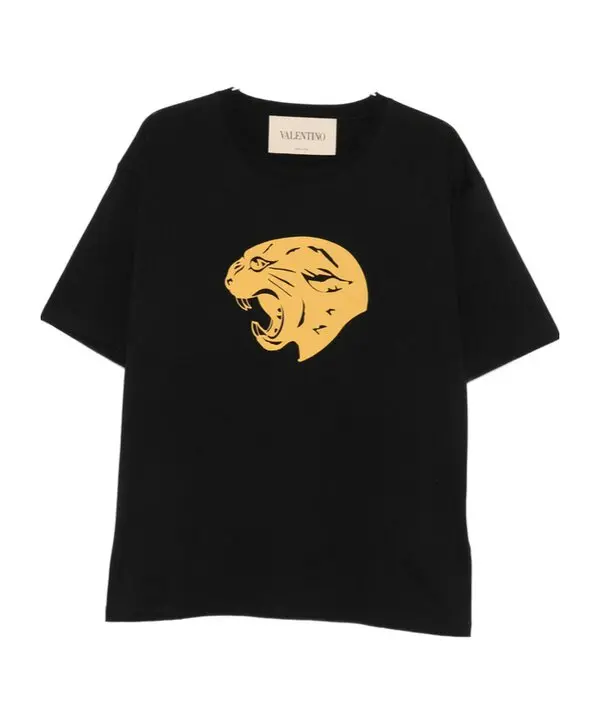 Valentino Garavani Panther-print T-shirt - Black