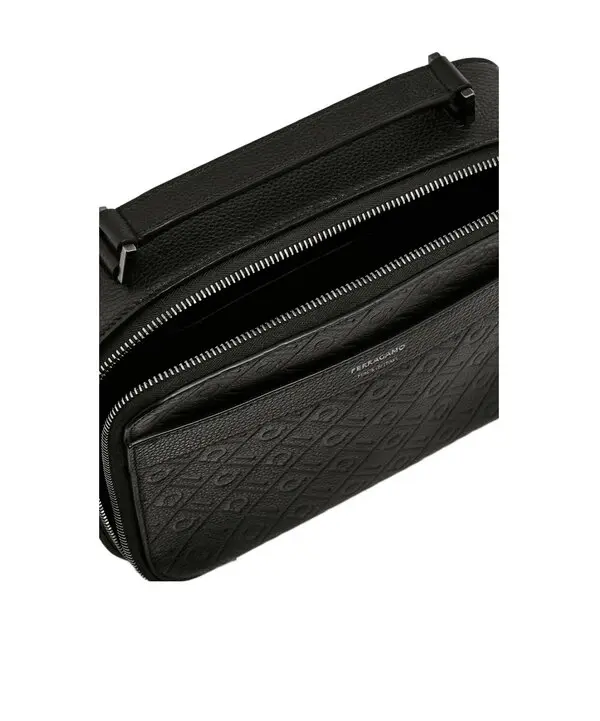 FERRAGAMO Gancini Monogram Shoulder Bag