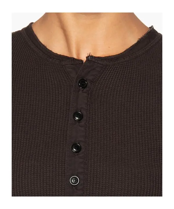 Citizens Of Humanity Drea Waffle-knit Henley Top