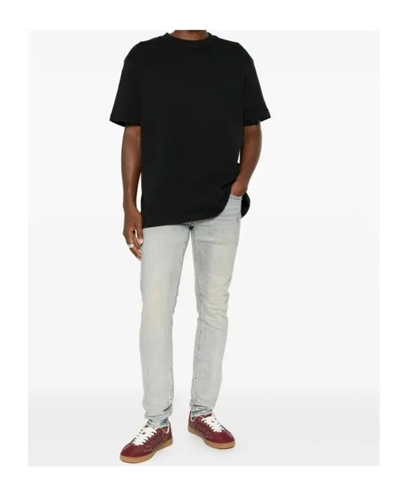 PURPLE BRAND Slim Fit Light Wash Jeans