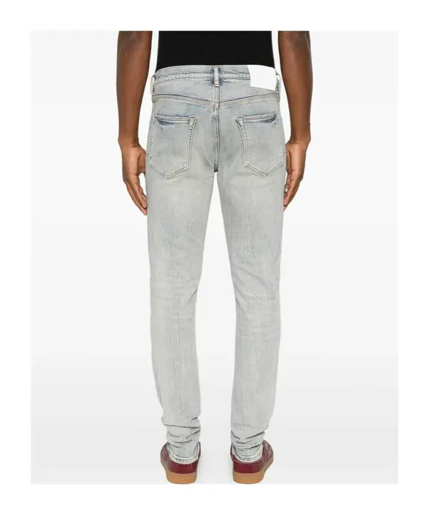 PURPLE BRAND Slim Fit Light Wash Jeans