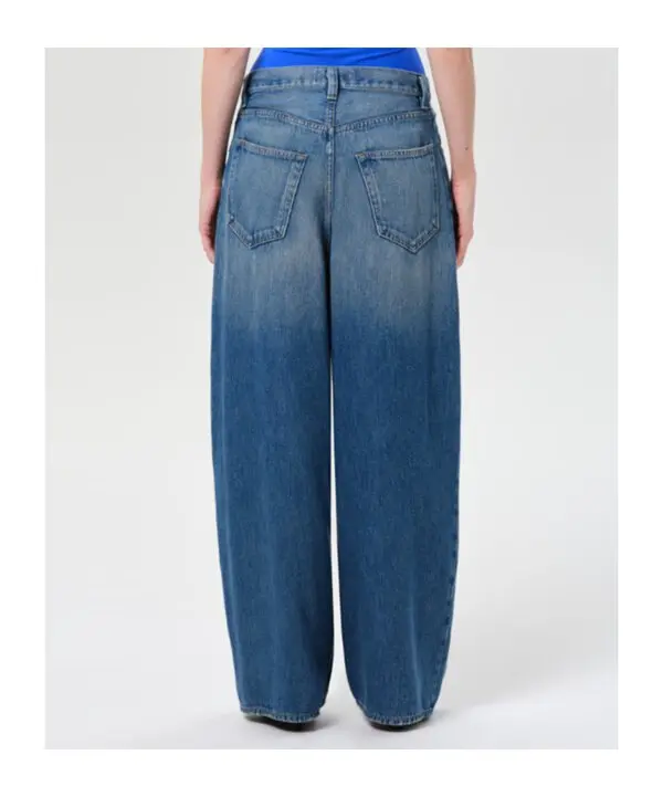 AGOLDE Flyweight Baggy-fit Faded Denim Jeans