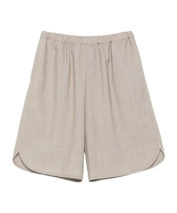 THE FRANKIE SHOP Elastic Waist Shorts - Nude