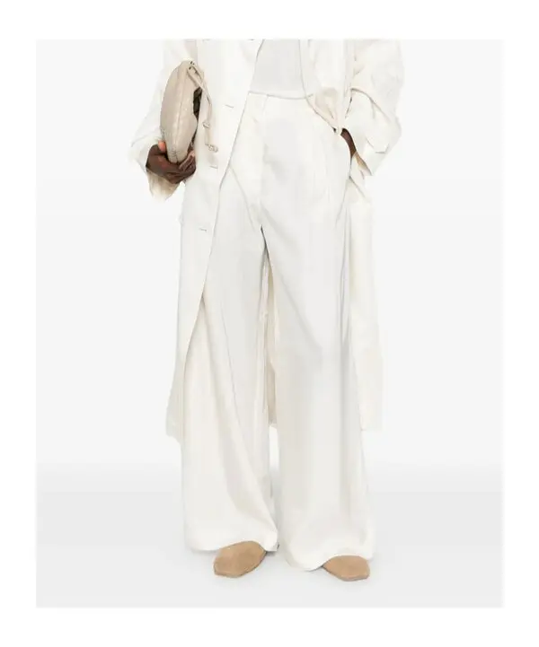 THE FRANKIE SHOP Pleated Wide-leg Trousers