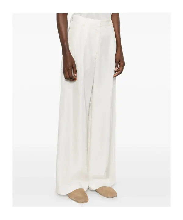 THE FRANKIE SHOP Pleated Wide-leg Trousers